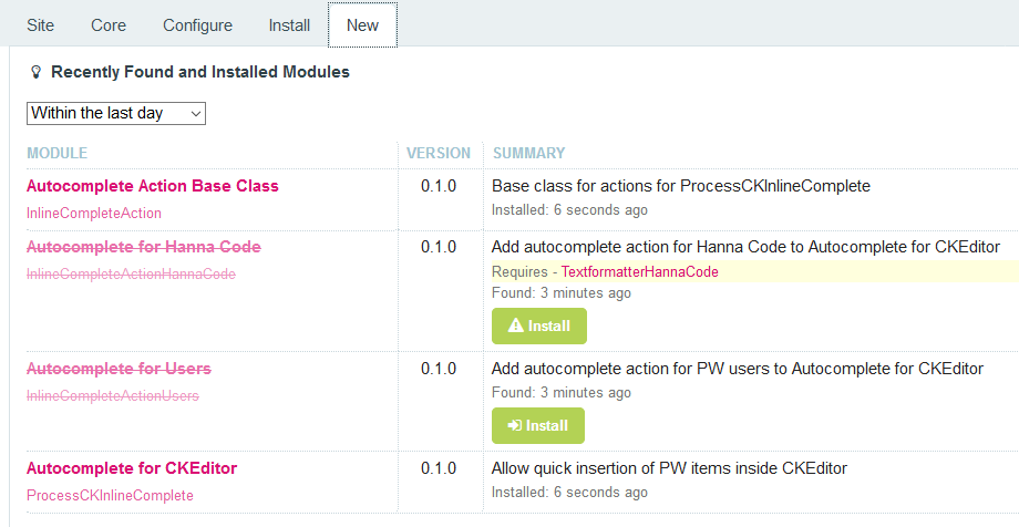 GitHub - BitPoet/ProcessCKInlineComplete: ProcessWire module that adds extensible inline ...