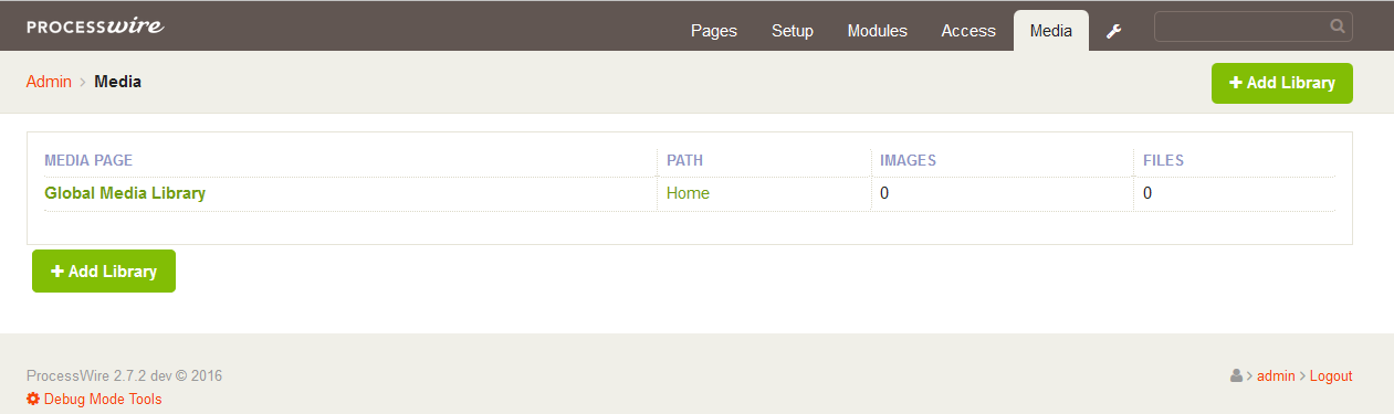 GitHub - BitPoet/MediaLibrary: Simple Media Library Module for the ProcessWire CMS