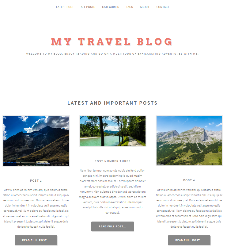 GitHub - BitPoet/pw-profile-stronglytyped: Another Responsive Travel Blog Template for ProcessWire